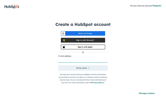 Sign Up for HubSpot's Solutions Directory